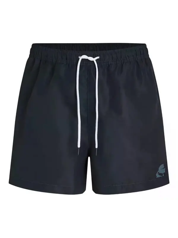 Karl Lagerfeld Drawstring Swim Shorts - Blue