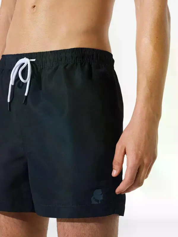 Karl Lagerfeld Drawstring Swim Shorts - Blue