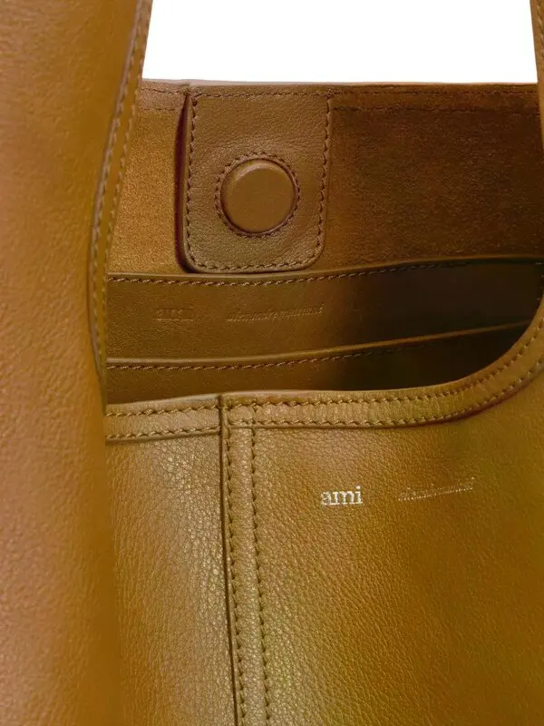 AMI Paris Etienne Leather Shoulder Bag
