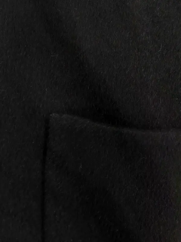PALTO' V-neck Patch-pocket Coat