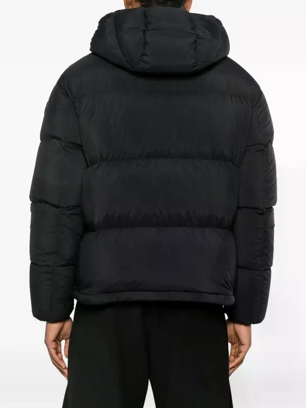 Moncler Meriera Hooded Zip-up Puffer Jacket - Black