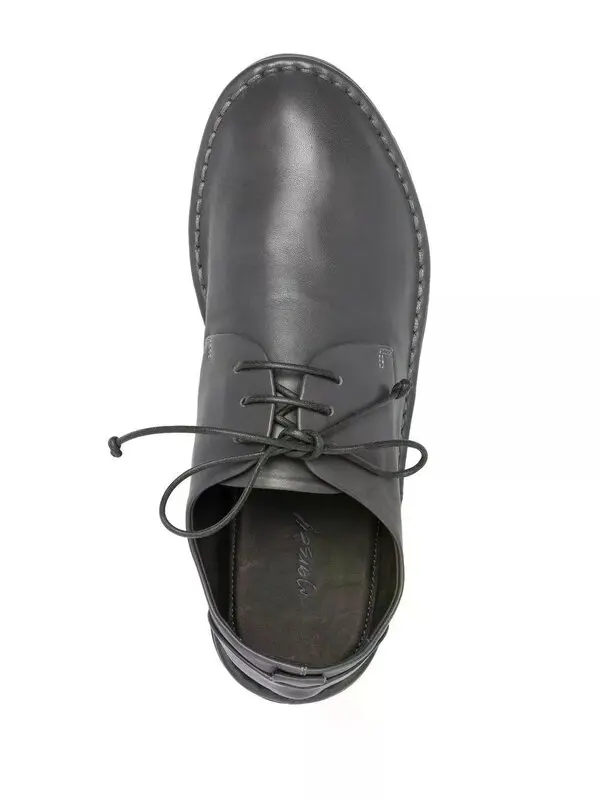 Marsèll Ultra-flat Leather Derby Shoes - Grey