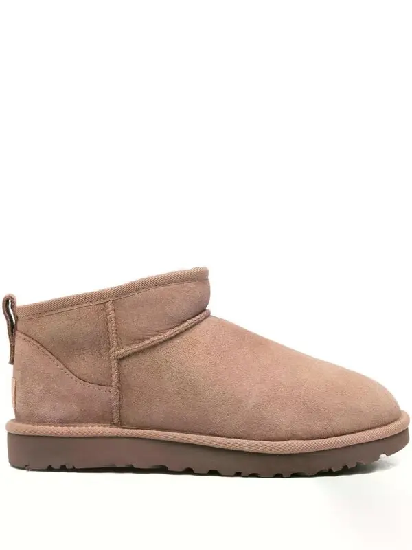 UGG Pull Tab Ankle Boots - Brown