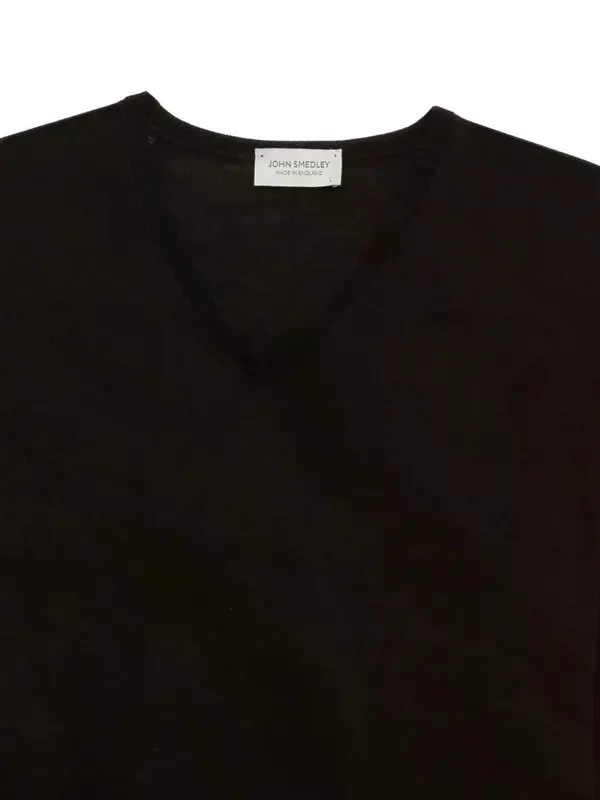 John Smedley Blenheim V-neck Knitwear - Brown
