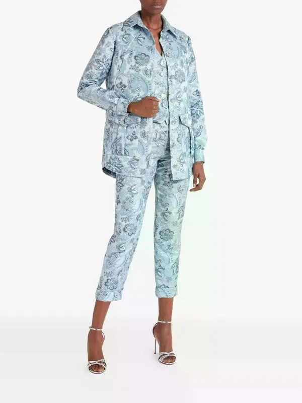 TEMPERLEY LONDON Francis Floral-pattern Shirt Jacket