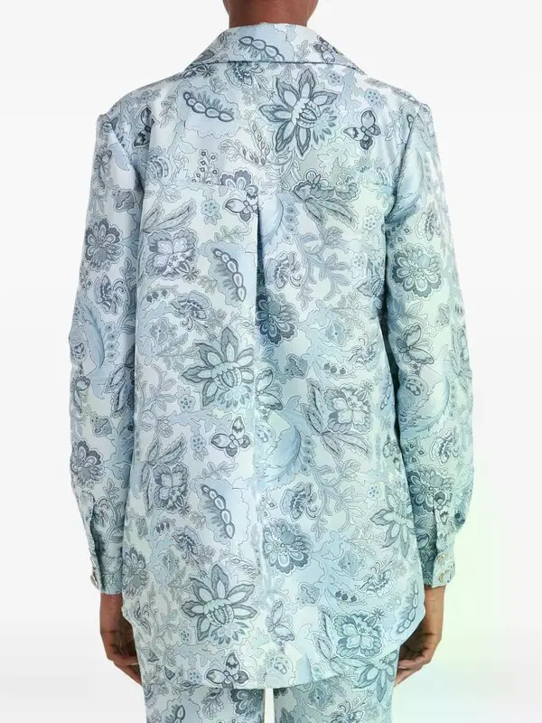 TEMPERLEY LONDON Francis Floral-pattern Shirt Jacket