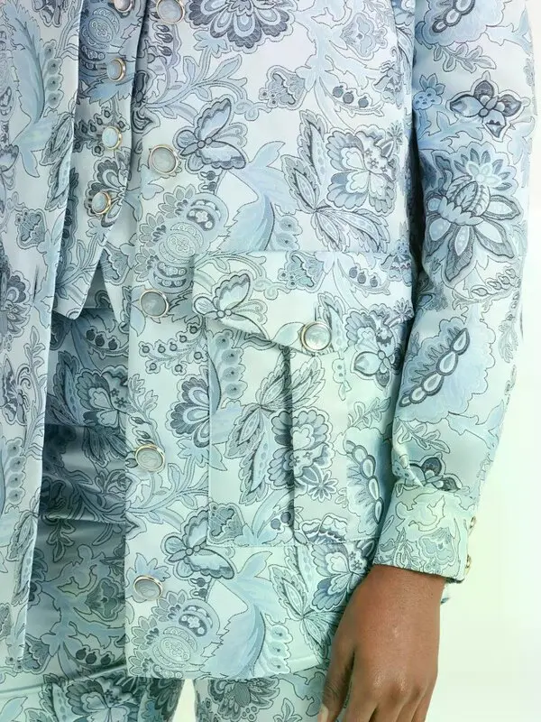 TEMPERLEY LONDON Francis Floral-pattern Shirt Jacket