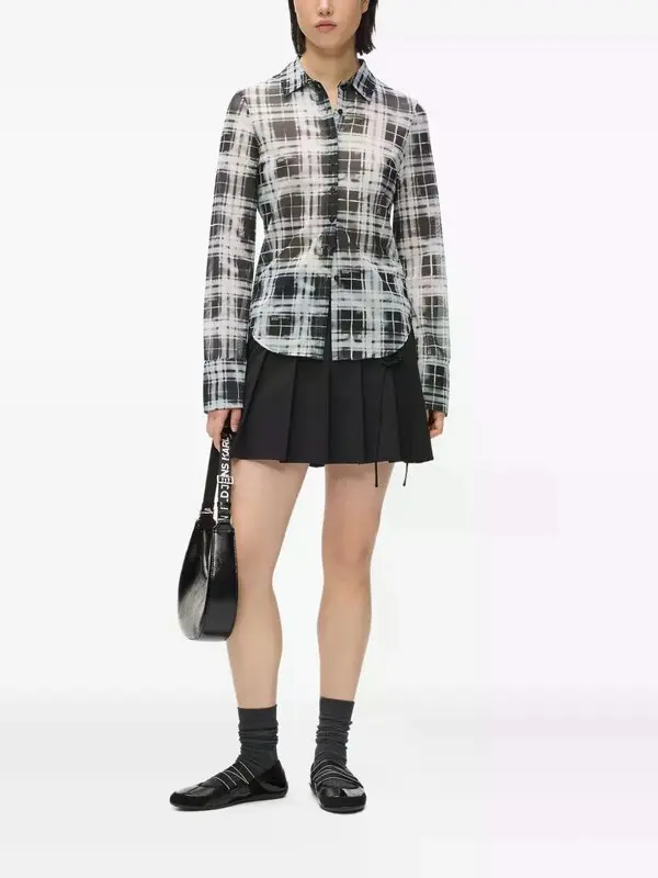 Karl Lagerfeld Checked Mesh Shirt