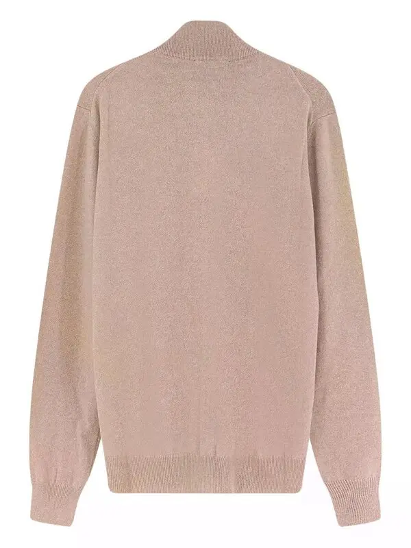FILIPPO DE LAURENTIIS Zip-fastening Cardigan - Neutrals