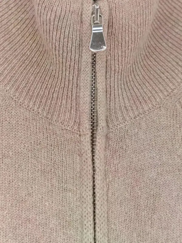 FILIPPO DE LAURENTIIS Zip-fastening Cardigan - Neutrals