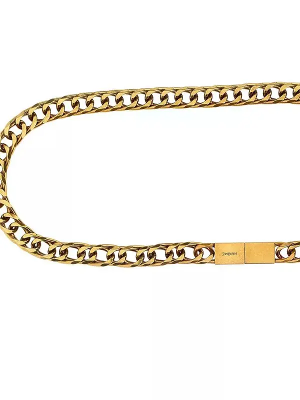 Saint Laurent Chain Belt - Gold