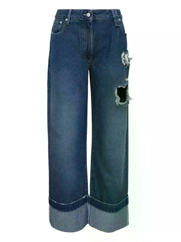 Simone Rocha Distressed Jeans