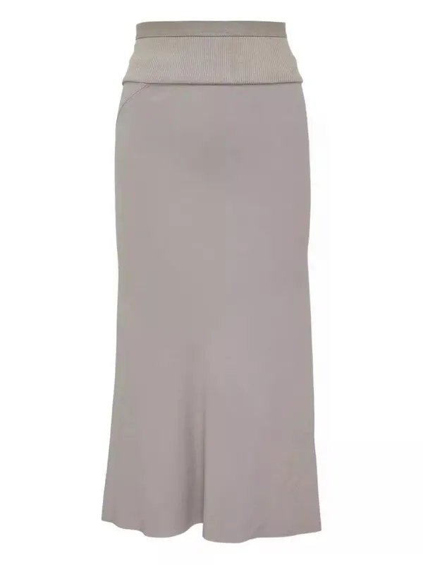 Rick Owens Calf Bias Midi Skirt