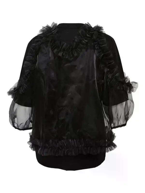Noir Kei Ninomiya Ruffled Organza Tee