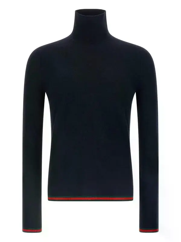 Gucci High-neck Web Cashmere Sweater