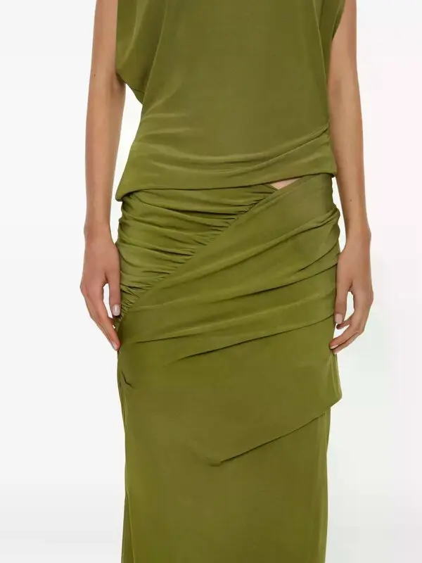 Christopher Esber Draped Jersey Maxi Skirt