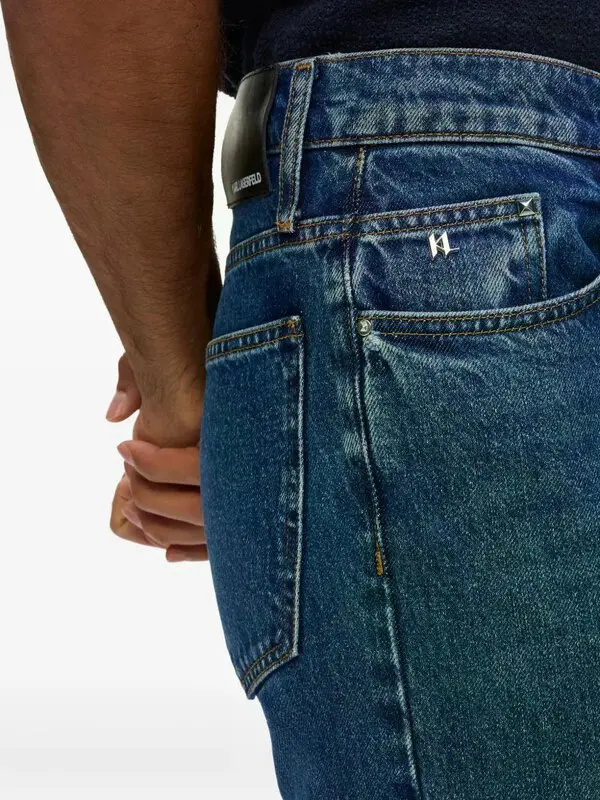 Karl Lagerfeld Five-pocket Straight Jeans