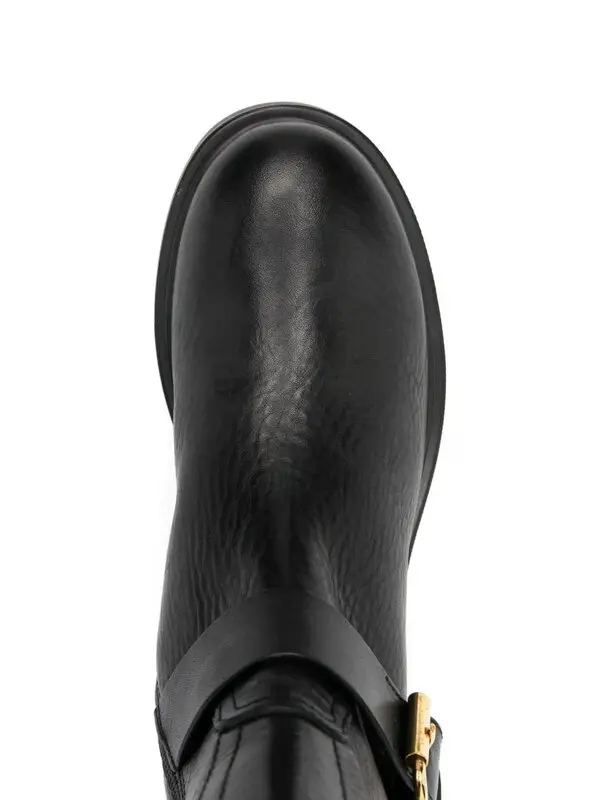 Agl Loren Buckle Strap 30 Boots - Black