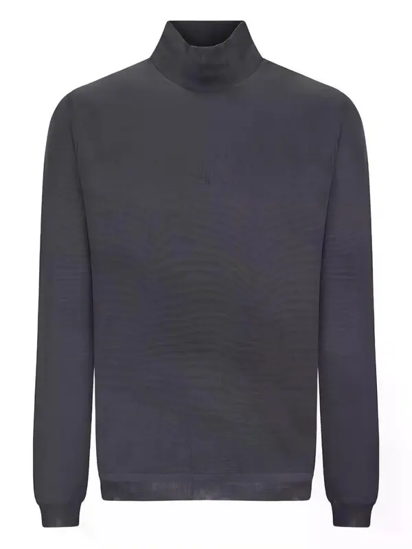 GOES BOTANICAL Ribbed Roll Neck Sweater