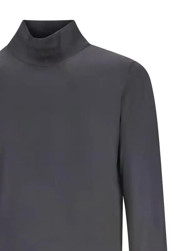 GOES BOTANICAL Ribbed Roll Neck Sweater