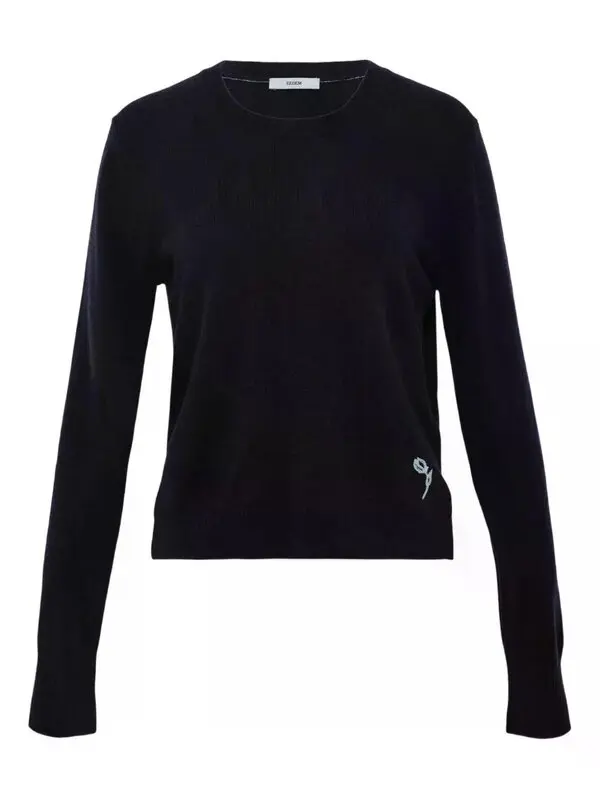 Erdem Embroidered Crew-neck Sweatshirt