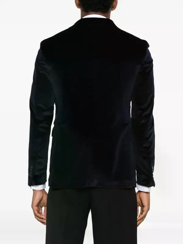 Tagliatore Button Velvet Jacket