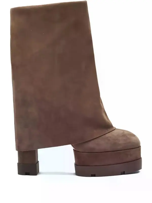 Casadei 120mm Nancy Boots - Brown