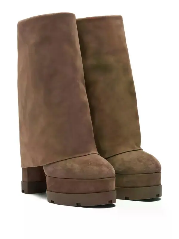 Casadei 120mm Nancy Boots - Brown