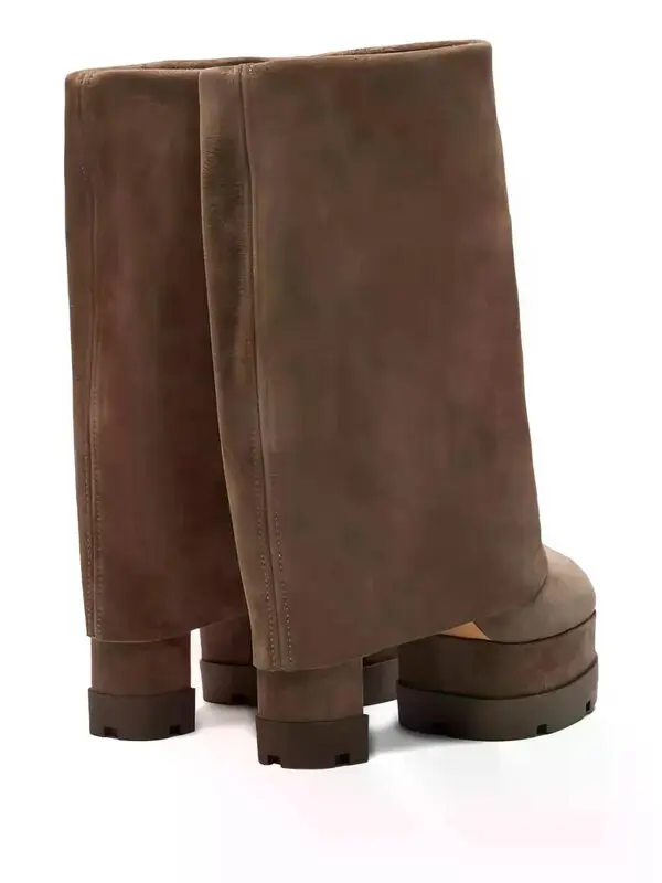Casadei 120mm Nancy Boots - Brown