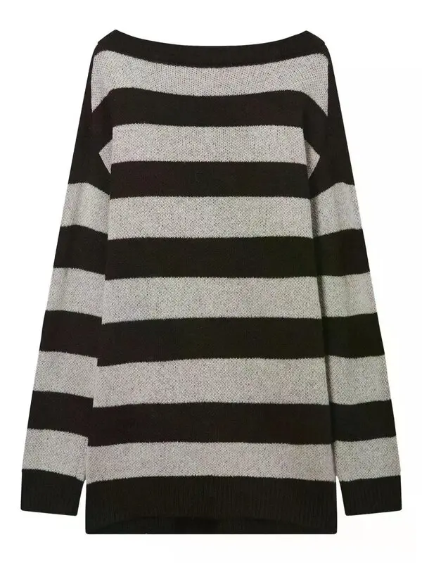 We11Done Striped Jumper With Heart Detail