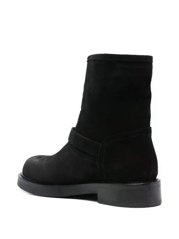 JULIE DEE 35mm Buckle Zip Boots
