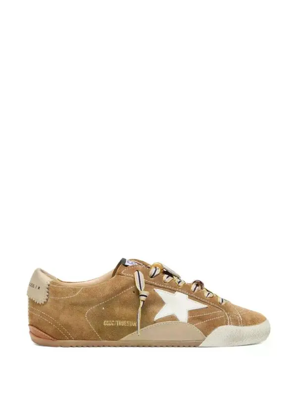 GOLDEN GOOSE True-star Suede Sneakers - Brown
