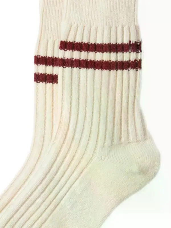 ROTOTO Striped Ribbed Socks