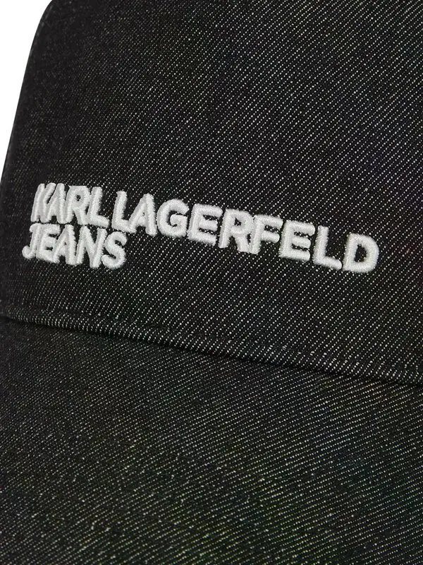 Karl Lagerfeld Denim Cap - Black