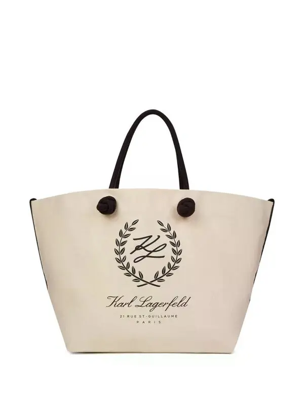 Karl Lagerfeld Hotel Karl Crest Beach Bag