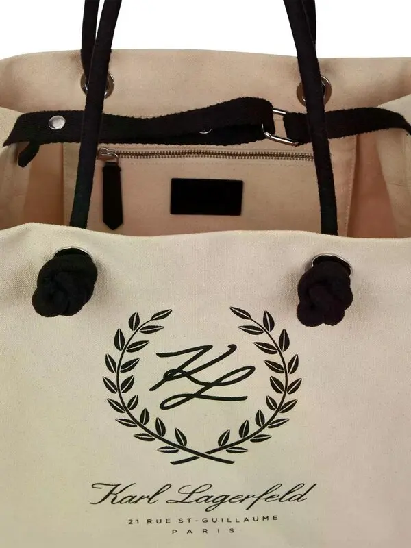 Karl Lagerfeld Hotel Karl Crest Beach Bag