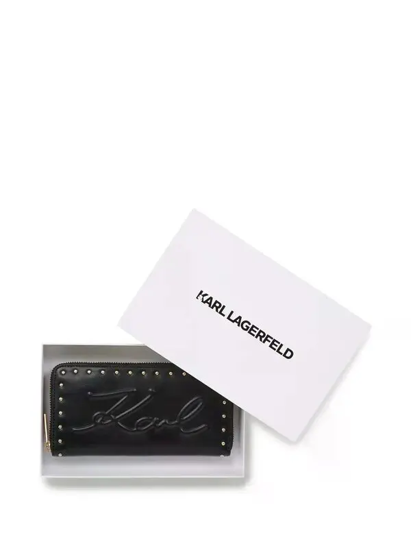 Karl Lagerfeld Large K/ville Studded Wallet