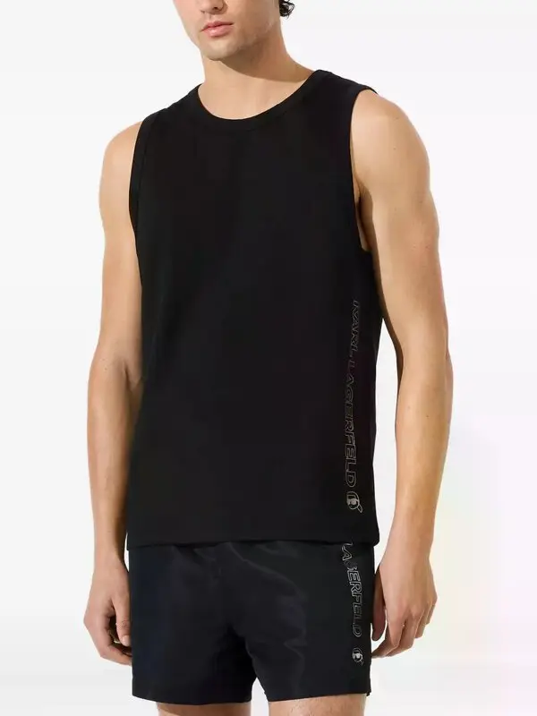 Karl Lagerfeld Logo-print Tank Top