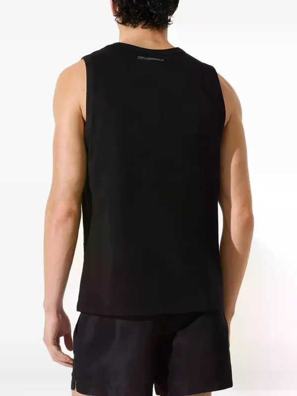 Karl Lagerfeld Logo-print Tank Top