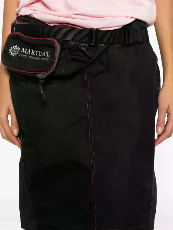 Martine Rose Topstitching Skirt With Bumbag