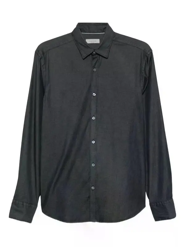 Canali Long-sleeve Button-fastening Shirt - Grey