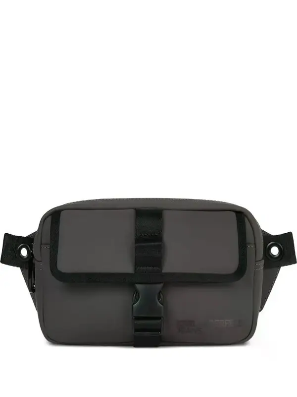 Karl Lagerfeld Strap Buckle Messenger Bag
