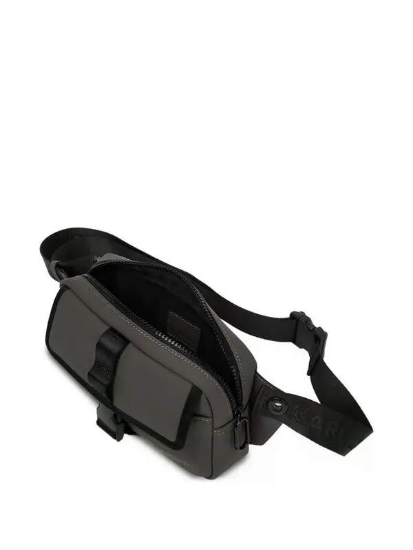Karl Lagerfeld Strap Buckle Messenger Bag