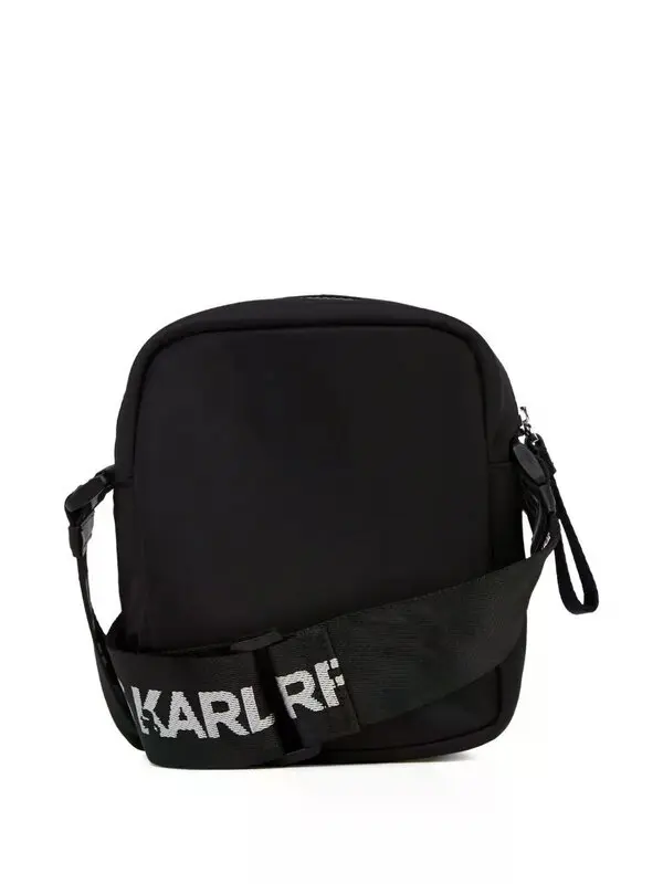 Karl Lagerfeld Messenger Bag With Logo Strap