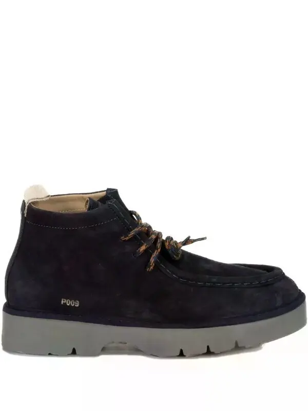 PANCHIC P009 Lace-up Boots - Blue