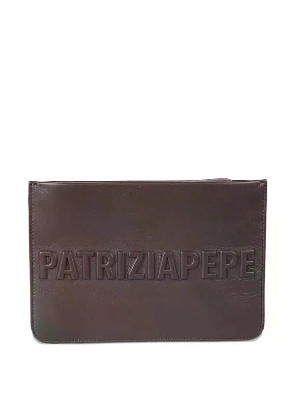 Patrizia Pepe Embossed Clutch Bag