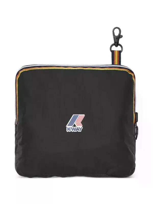 K-WAY Drawstring Tote Bag - Black