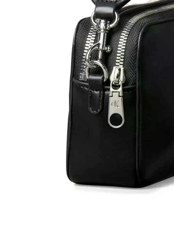 Calvin Klein Zipped Cross Body Bag - Black