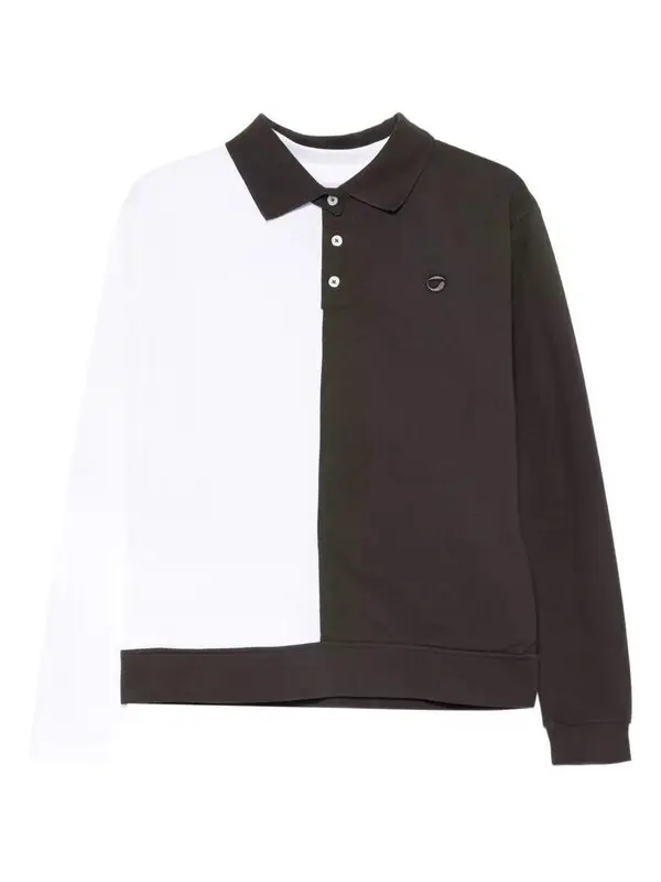 Coperni Trompe L'oeil Demi Polo Shirt - White