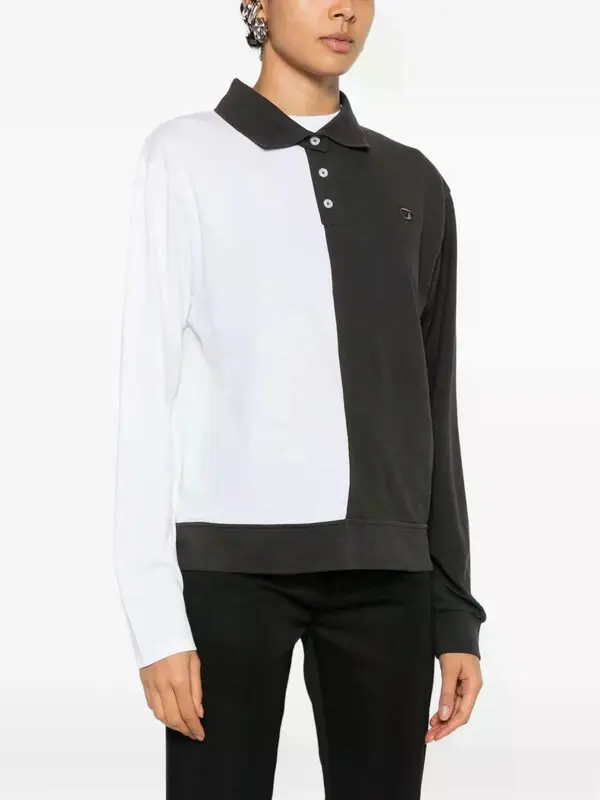 Coperni Trompe L'oeil Demi Polo Shirt